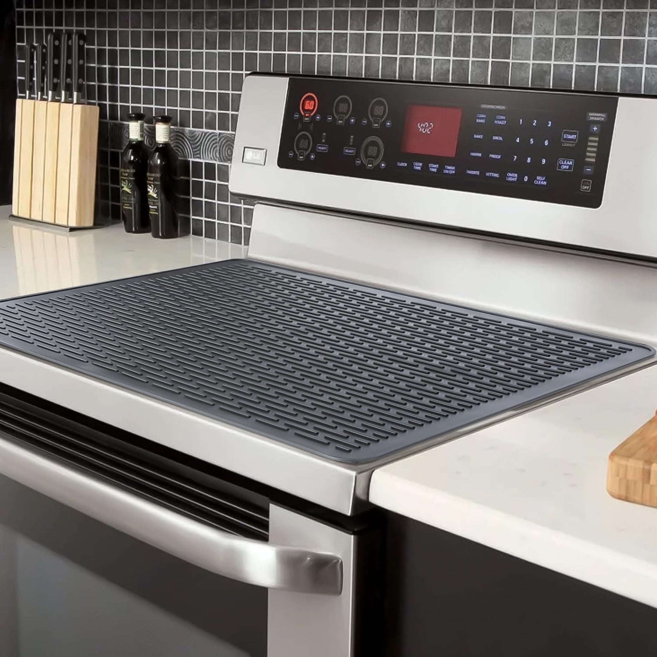 Stove Top Cover 30 x 21"for Electric Stove Silicone Stove Mat for ...