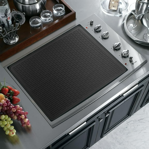 BaHomeck Electric Stove Burner Covers Set of 4,Round Metal Gas Stove ...