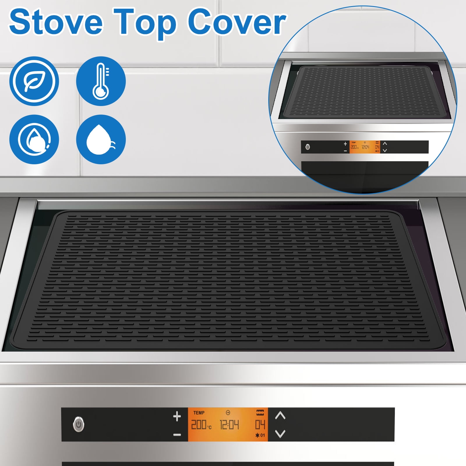 Silicone Stove Top Covers for Electric Stove,28 x 20 Inch Silicone ...