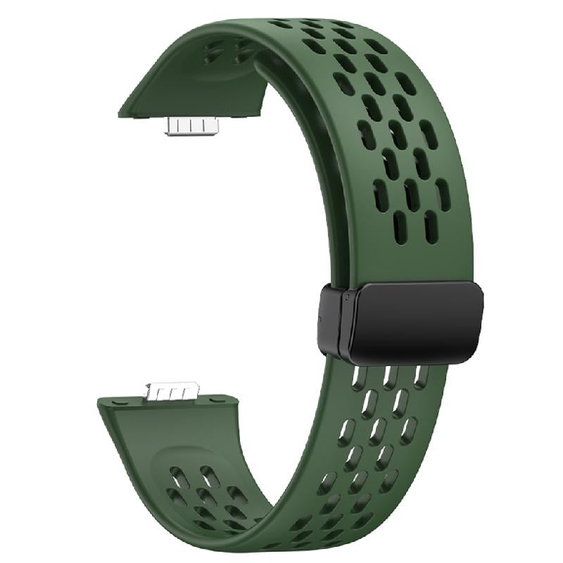 Silicone Strap with Magnetic Buckles High Ventilation Designings for ...