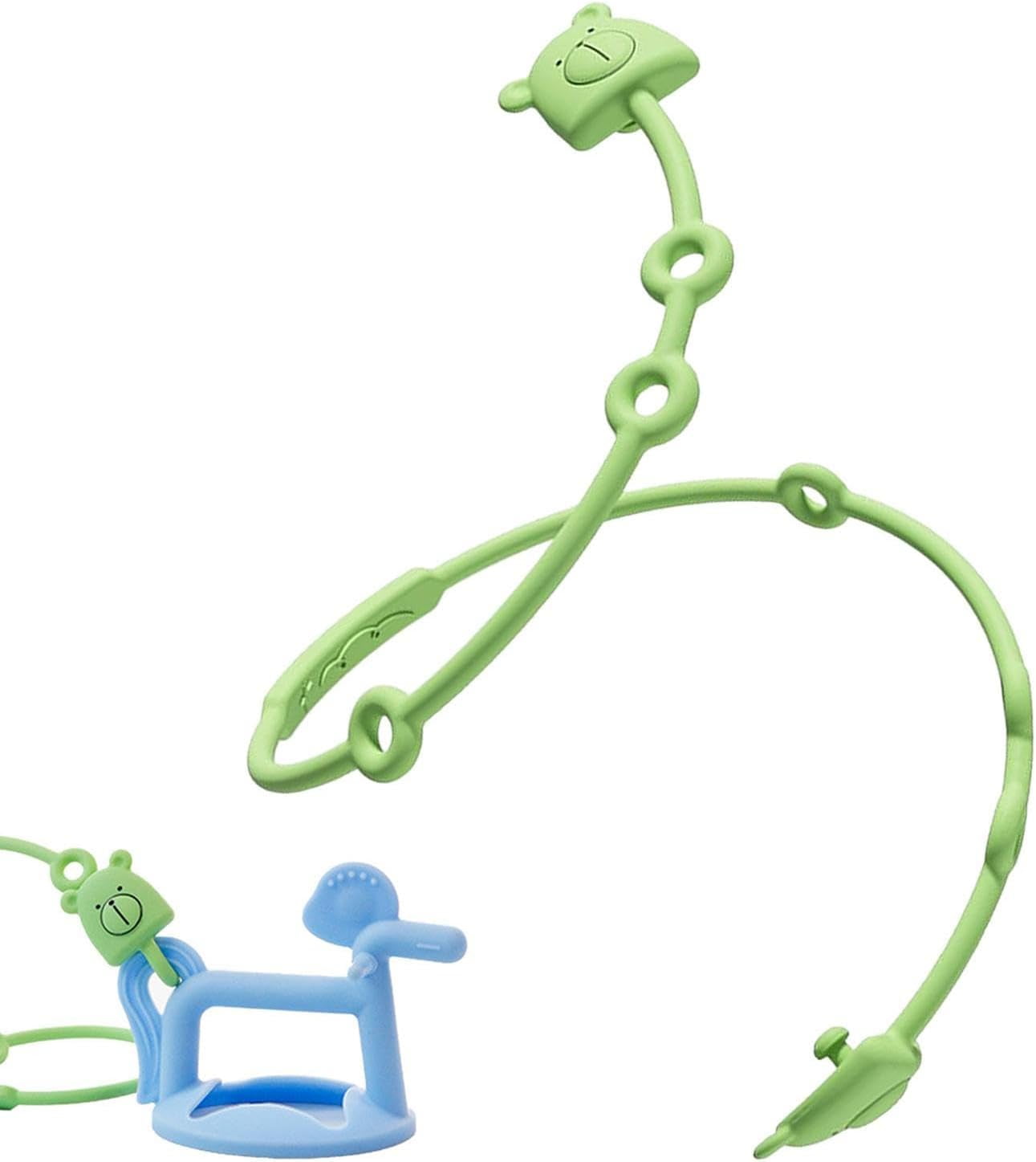 Silicone Straps for Baby Toys, Adjustable and Stretchable Bear Shaped ...