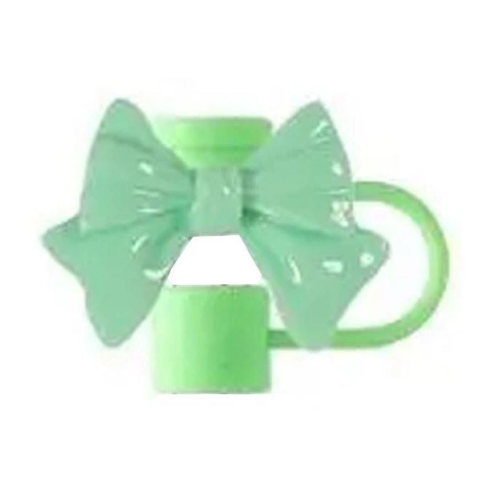 Silicone Straw Covers * Reusable Bow Straw Cover Proof Dust F2 Plugs ...
