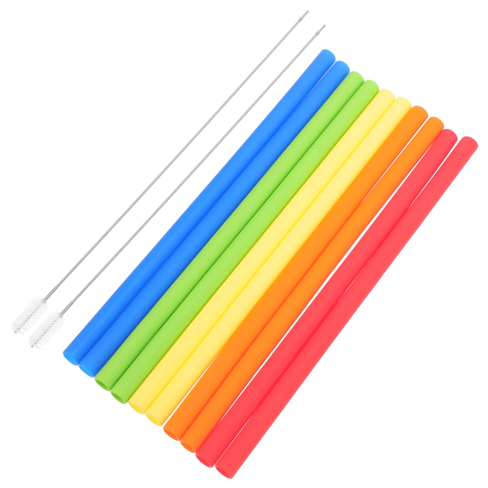 Silicone Straw Set Water Wine Straws Coffee Tumbler Drink Sucking ...