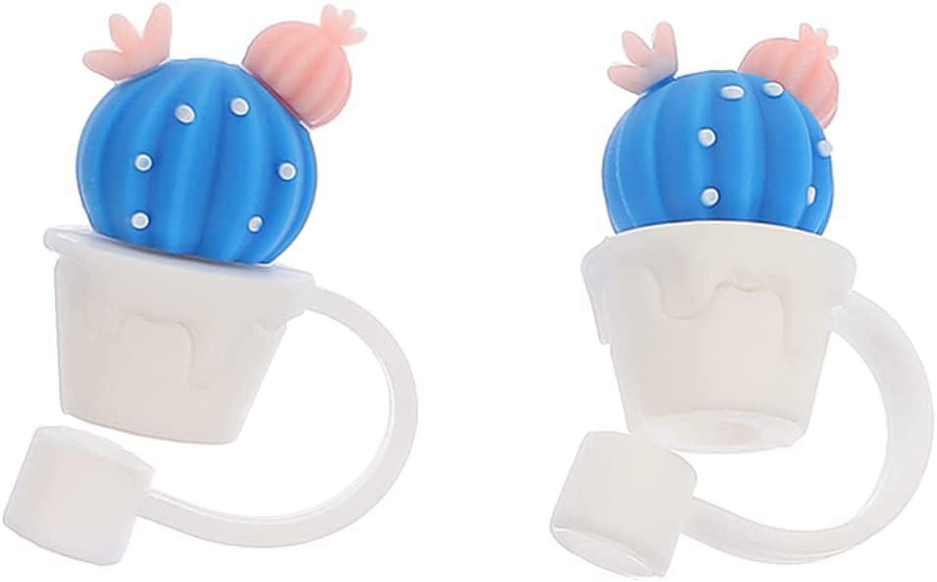 Silicone Straws 2PCS Silicone Straw Tips Cover Reusable Drinking Straw ...