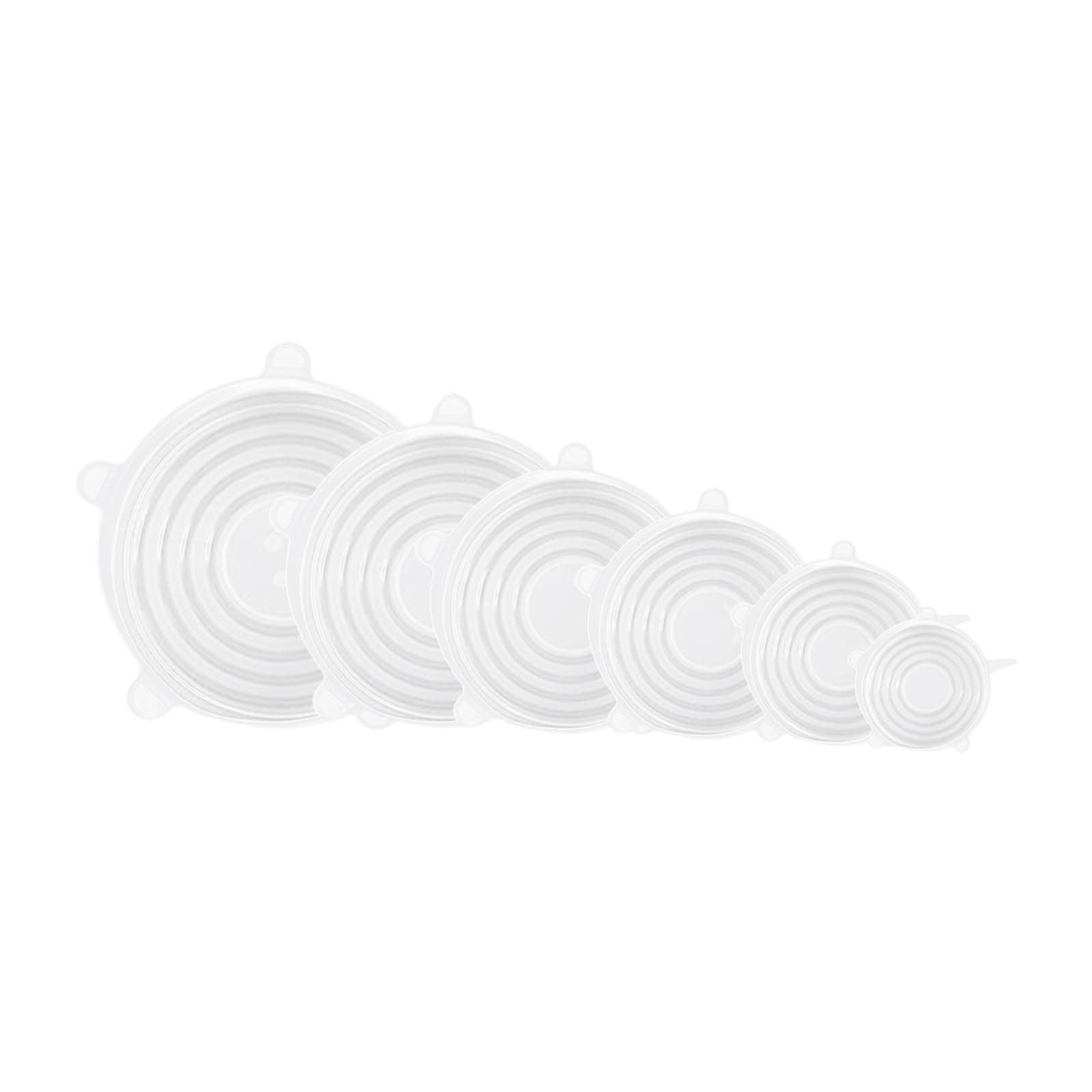 Silicone Stretch Lids Reusable Airtight Food Covers Elastic Heat ...
