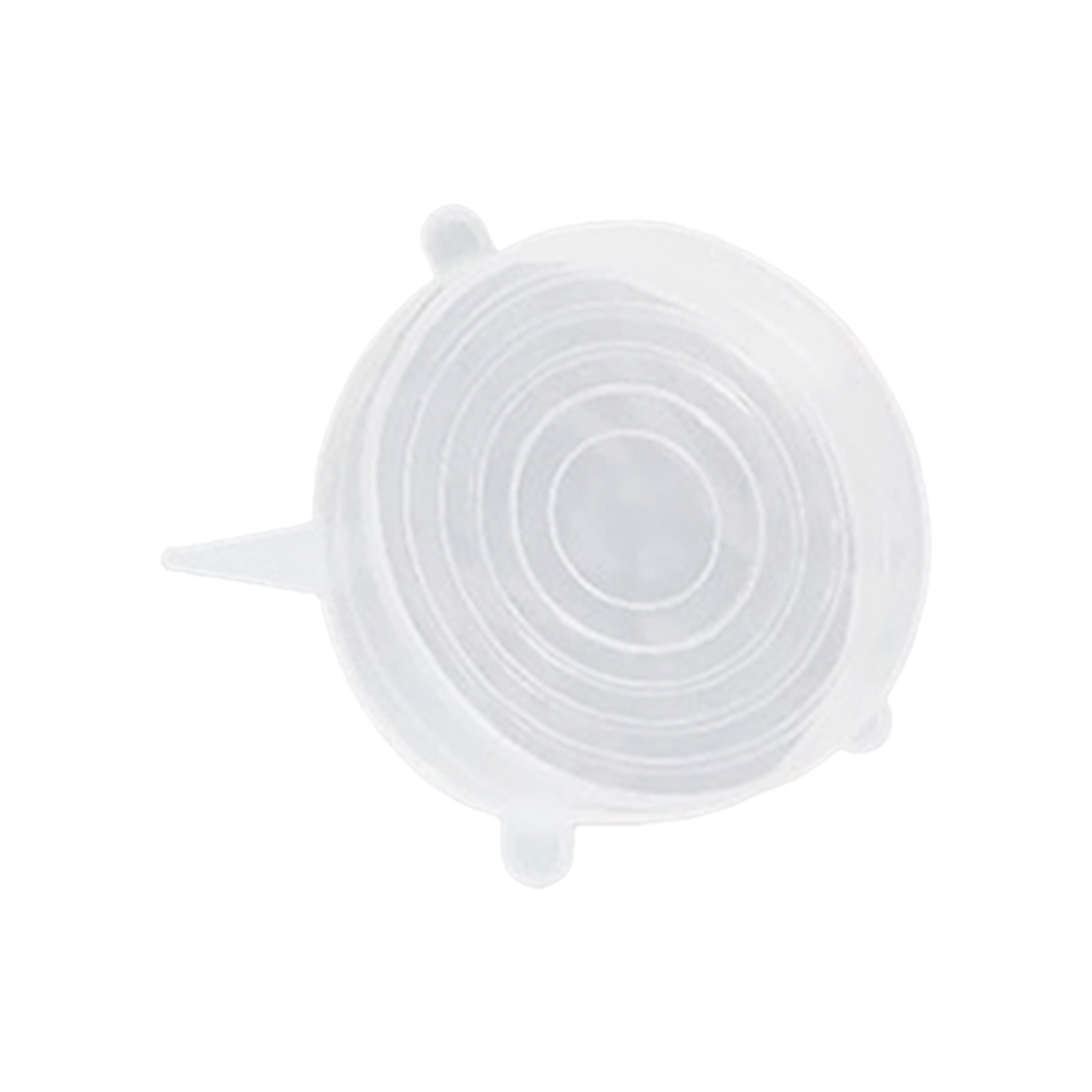 Silicone Stretch Lids Reusable Food Storage Covers Transparent Bowl ...