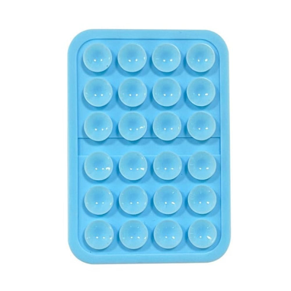 Silicone Suction Cup Mobile Phone Holder - Blue - Walmart.com