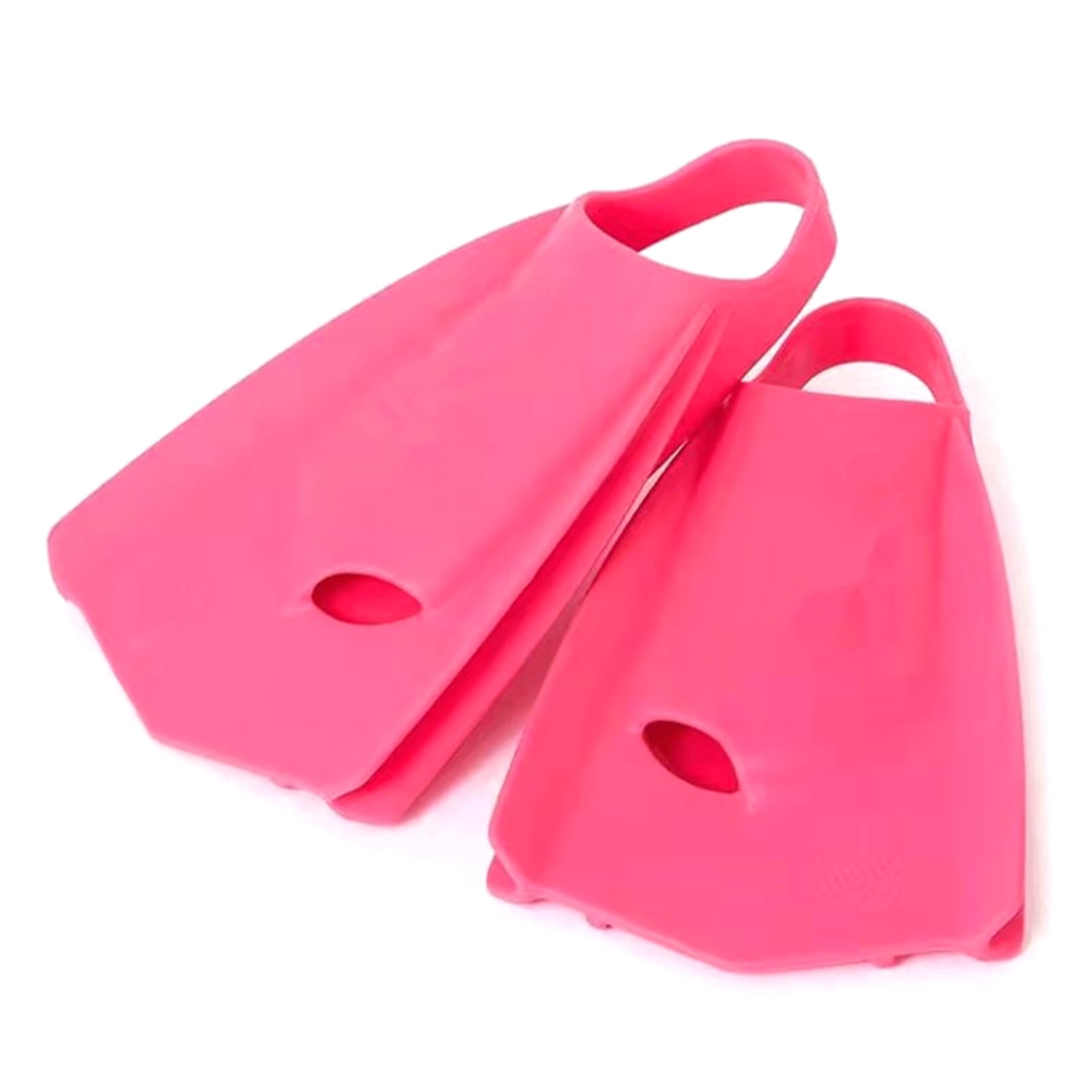 Silicone Swim Fins Adult Snorkels Fins Travel Size Flippers Swim ...