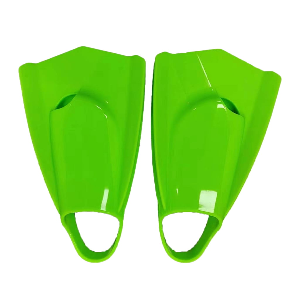 Silicone Swimming Fins Travel Size Flippers Short Snorkeling Fins ...