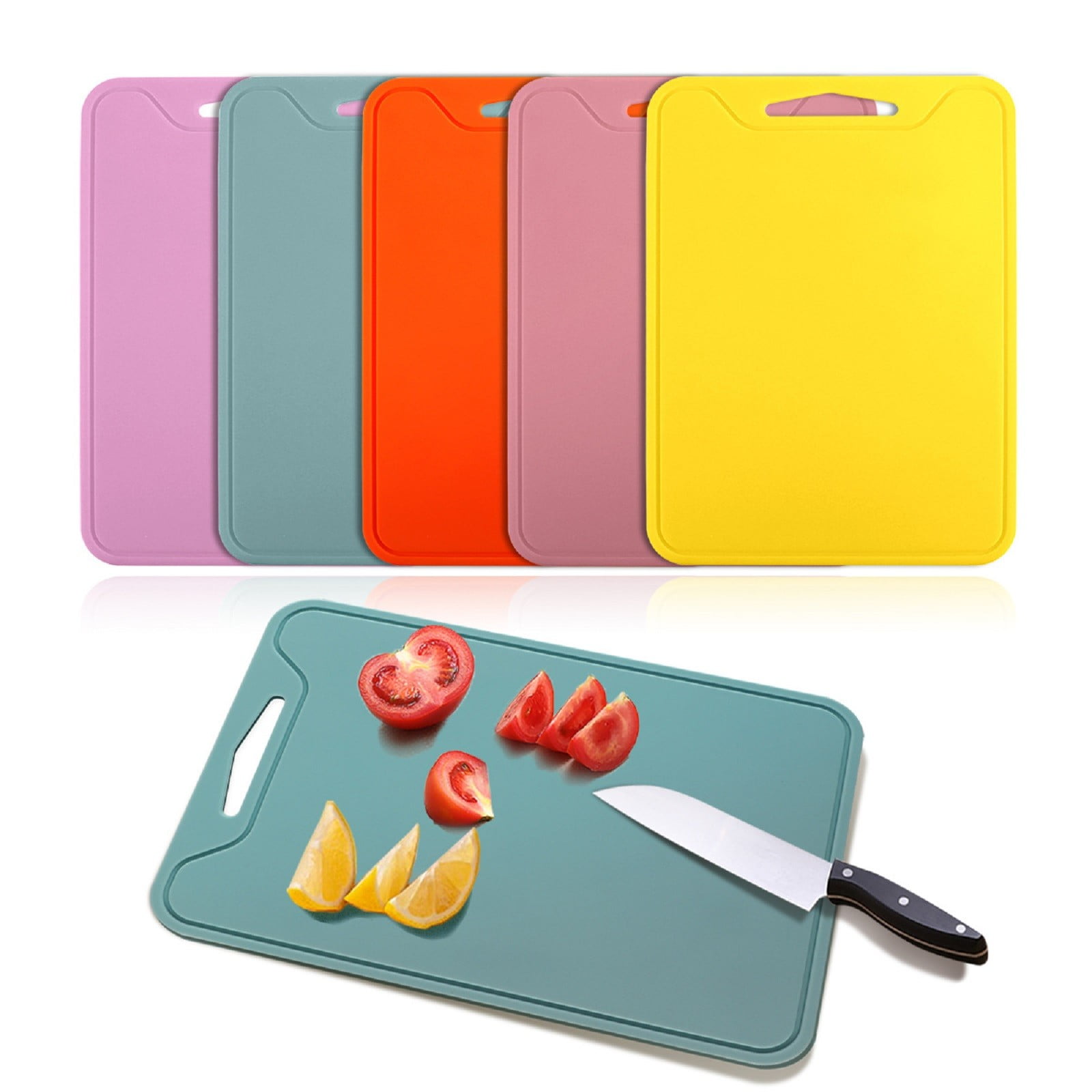 Silicone Thick Cutting Boards Mats, Bpa Free Flexible Kitchen Chopping ...