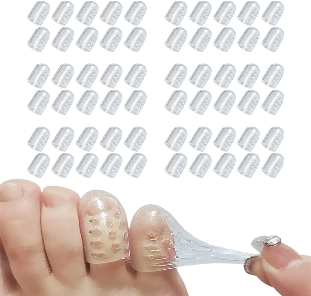 Silicone Toe Protectors, Upgrade Gel Anti-Friction Toe Protectors ...