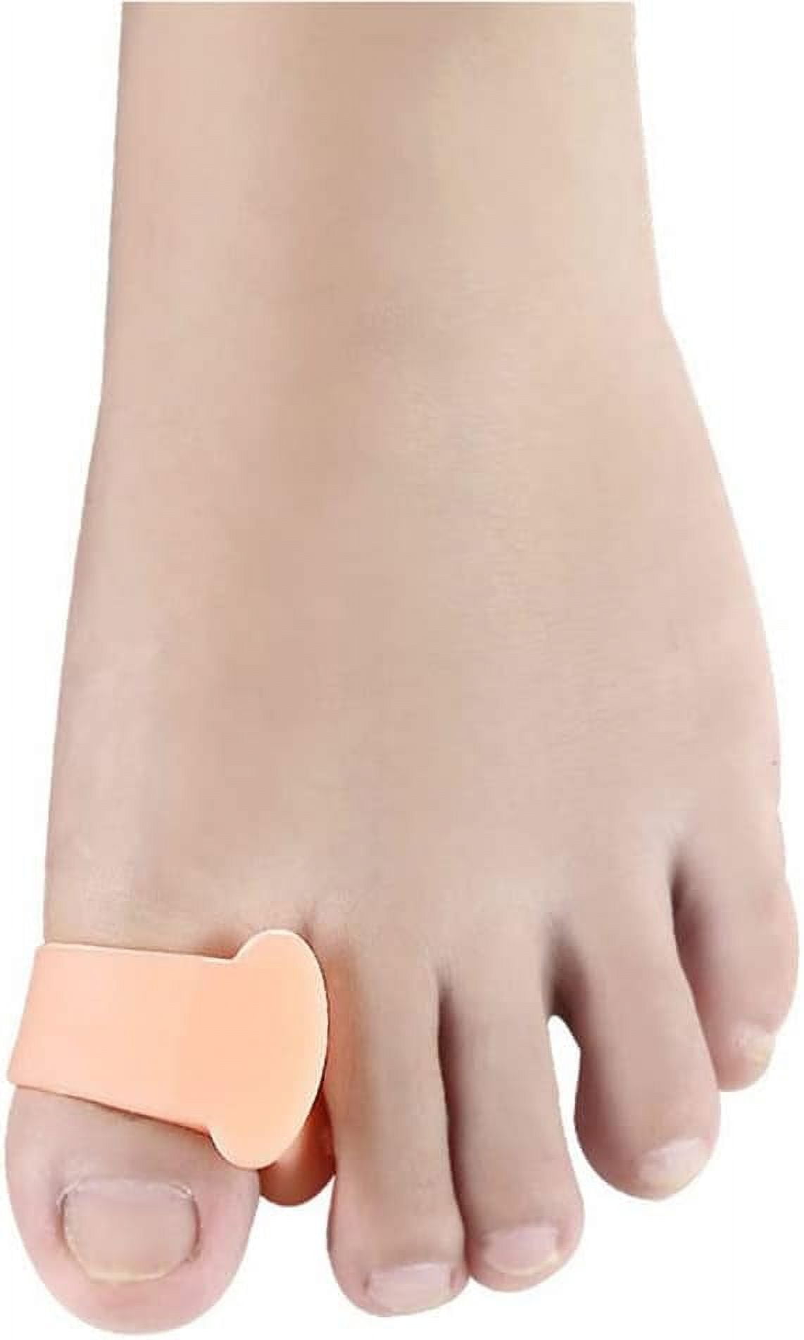 Silicone Toe Separator，Toe Spacers Gel Toe Ring Separator Spreader Band Corrector for Hammer Toe ...