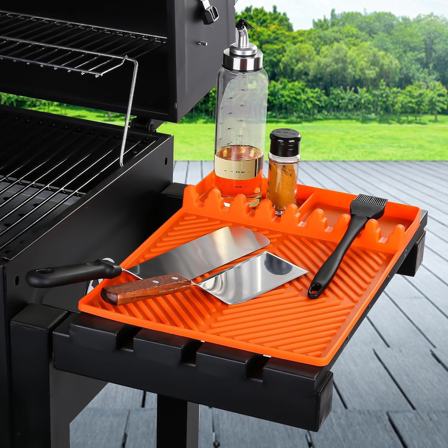 Silicone Tools Mat for Griddle Kitchen Cooking Baking Countertop-Side ...
