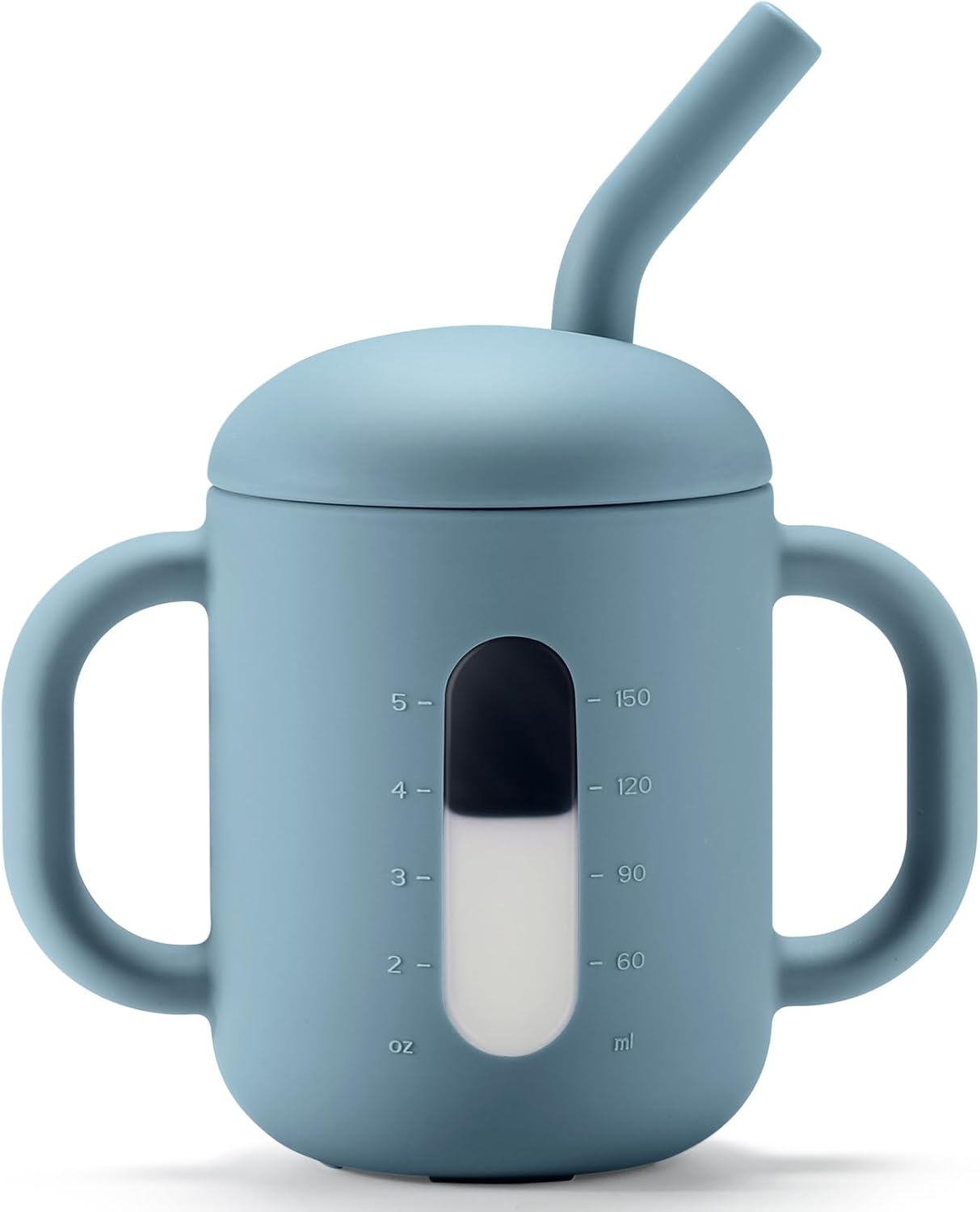 Silicone Training Cup with Straw & Handles | Baby Sippy Cup | Water ...