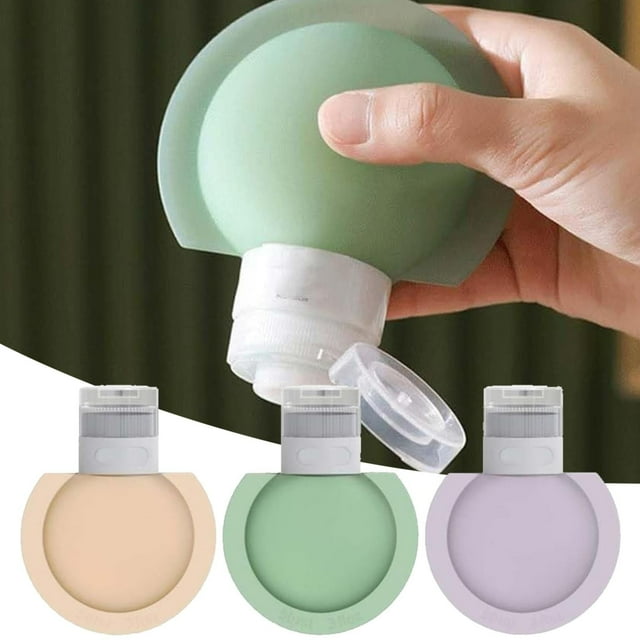 Silicone Travel Bottles Portable Large Diameter Silicone Travel Bottle ...