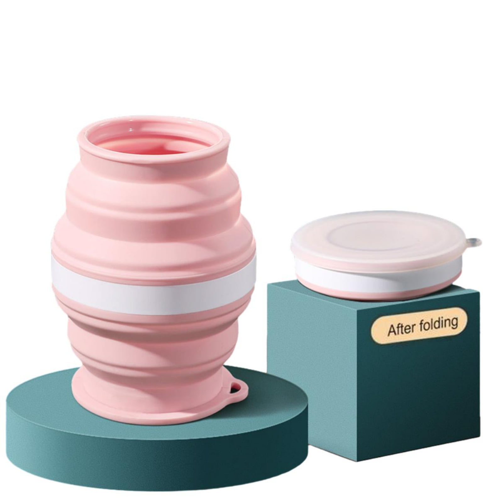 Silicone Travel Folding Cup Food Cup Pocket Cup Portable cup Compact ...