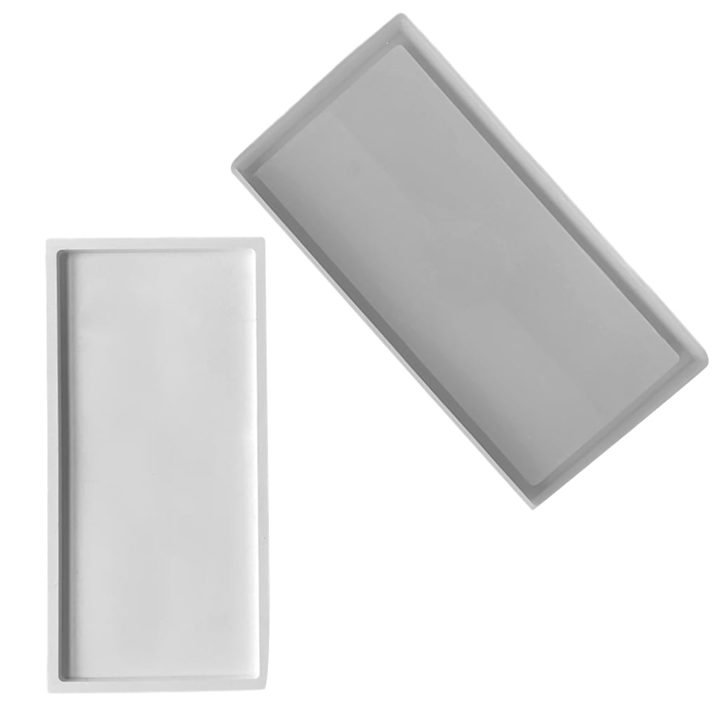 Silicone Tray Molds Silicone Epoxy Resin Molds Rectangular Fruit Dish ...