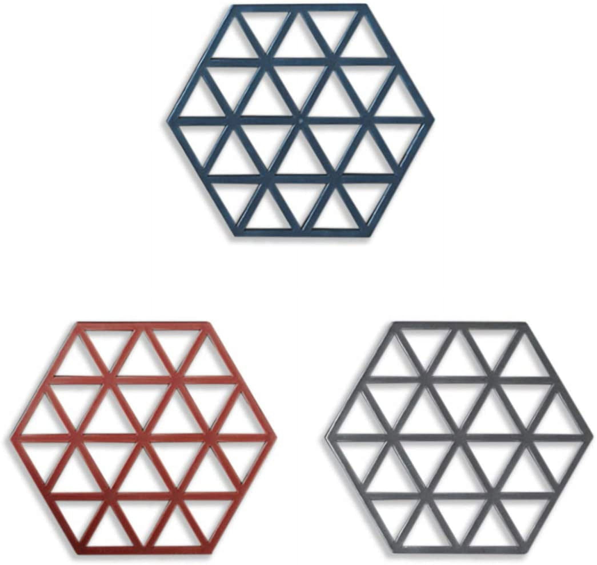 Silicone Trivet Mat - Hot Pot Holder Hot Pads for Table & Countertop ...