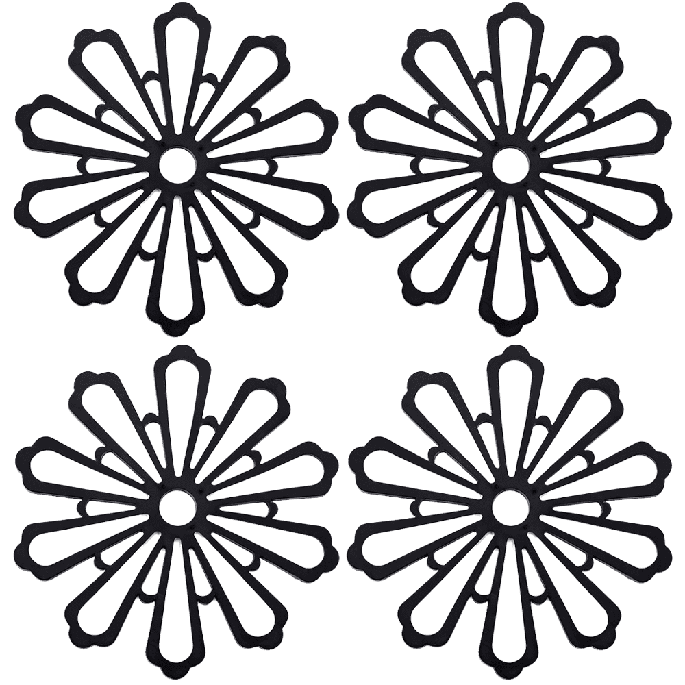 Silicone Trivet Mat Set For Hot Dishes,Pots and Pans, Kitchen Hot Pads ...