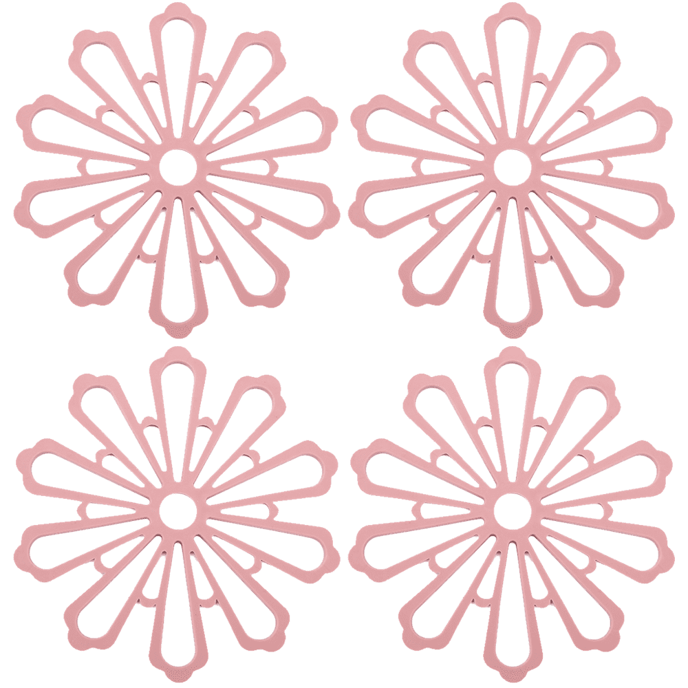 Silicone Trivet Mat Set For Hot Dishes,Pots and Pans, Kitchen Hot Pads ...