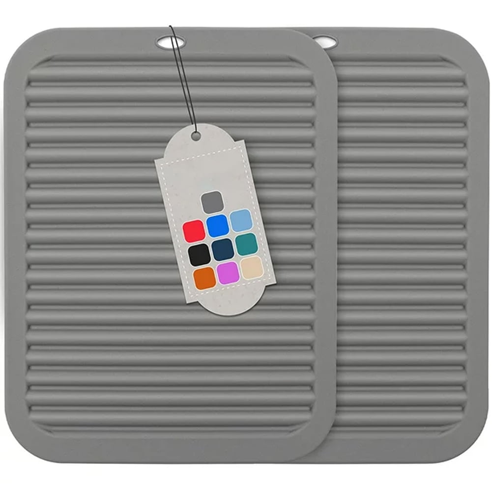 Walmart Silicone Trivets Cooking Oven Set, 2 Pack (9"x12") Heat ...