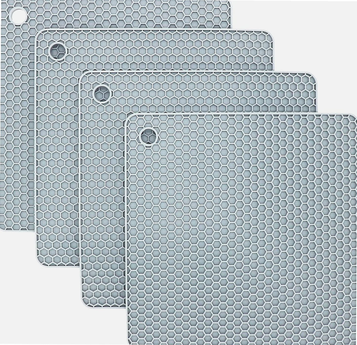 Silicone Trivets for Hot Dishes, Pots and Pans, Hot Pads for Kitchen ...