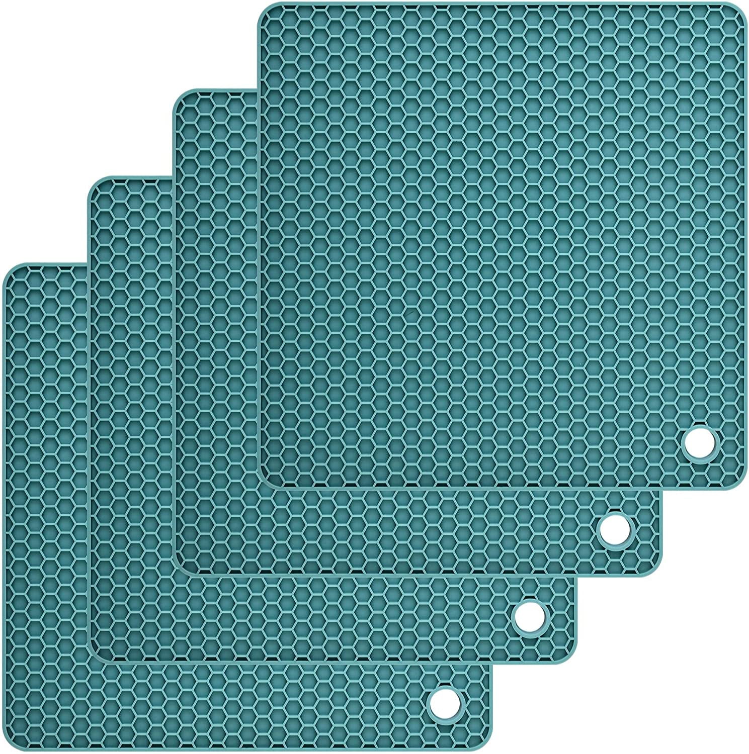 Silicone Trivets for Hot Dishes, Trivet Hot Pads for Kitchen, Silicone Trivets for Hot Pots and ...