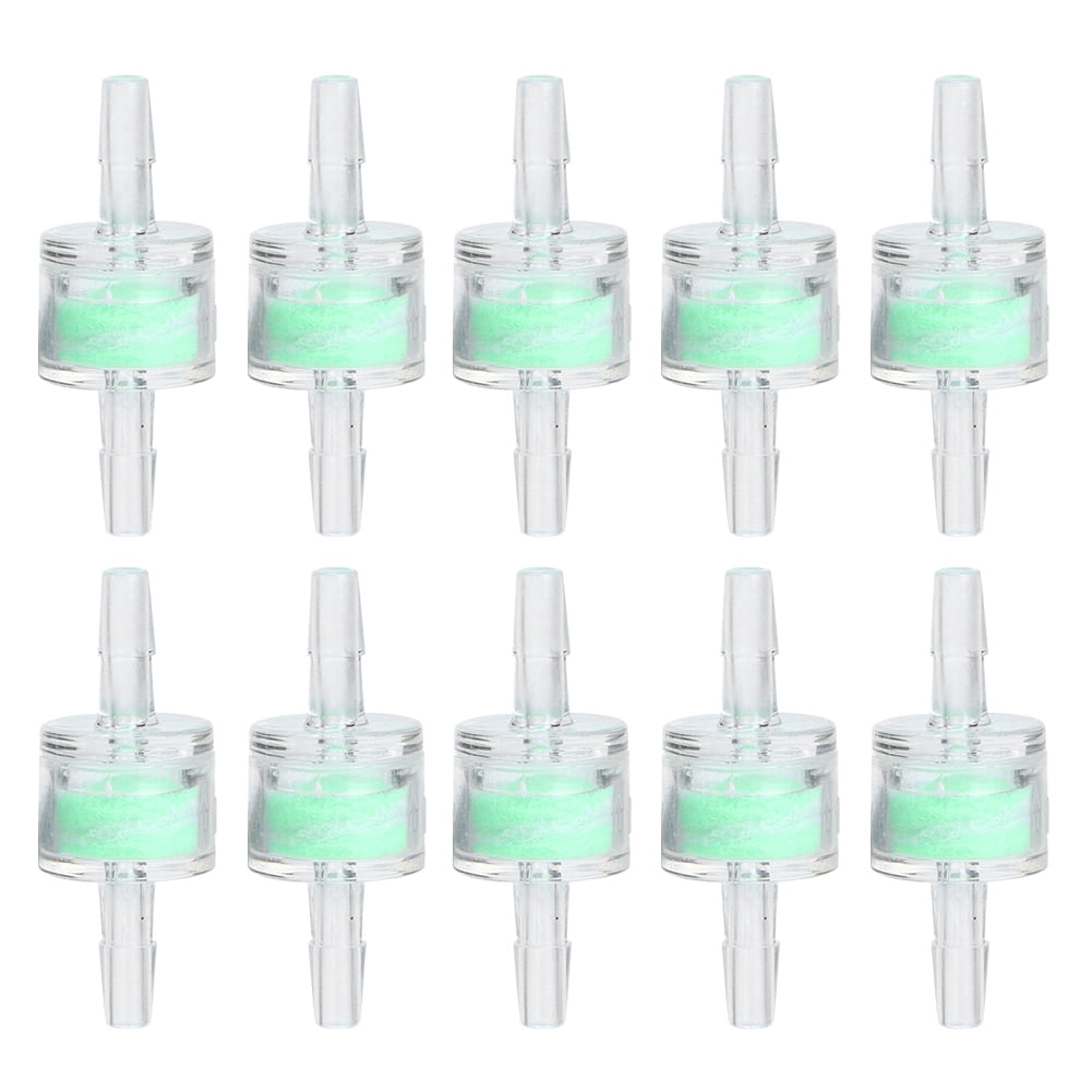 Silicone Tube Filter, 10pcs ABS Green Aquarium Water Silicone Tube ...