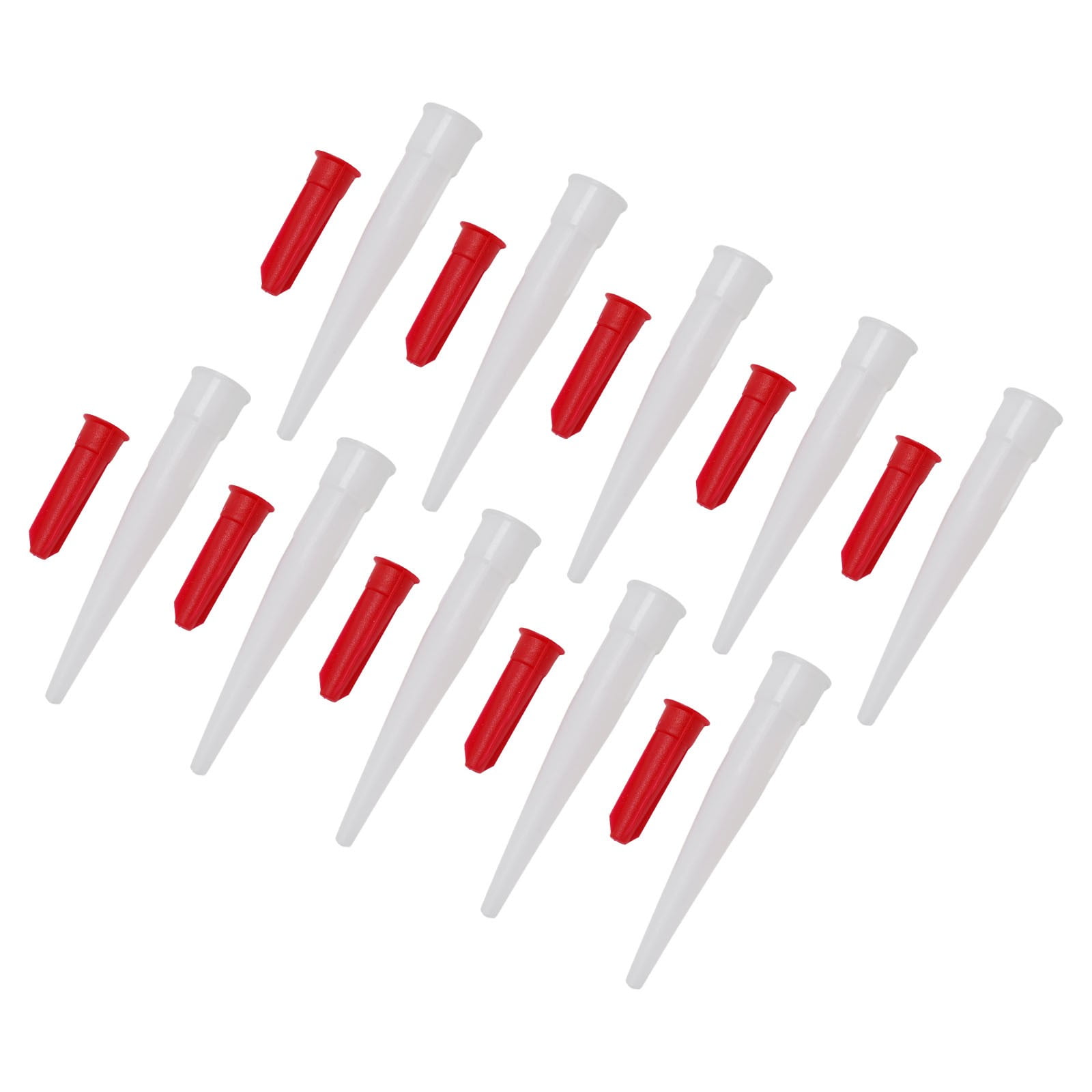 Silicone Tube Nozzle Cap Re-Sealable Mastic Cartridge Spare Nozzles ...