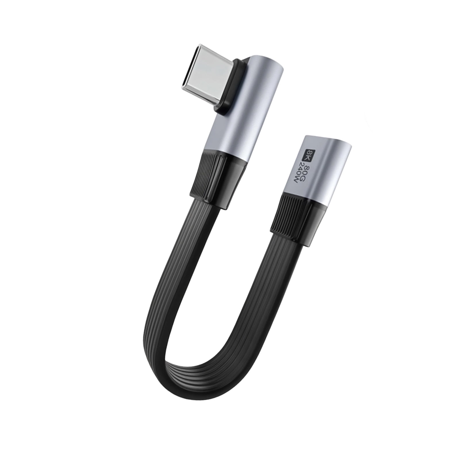 Silicone USB C Extension Cable 80Gbps 240W Fast Charging 8K@60Hz for ...