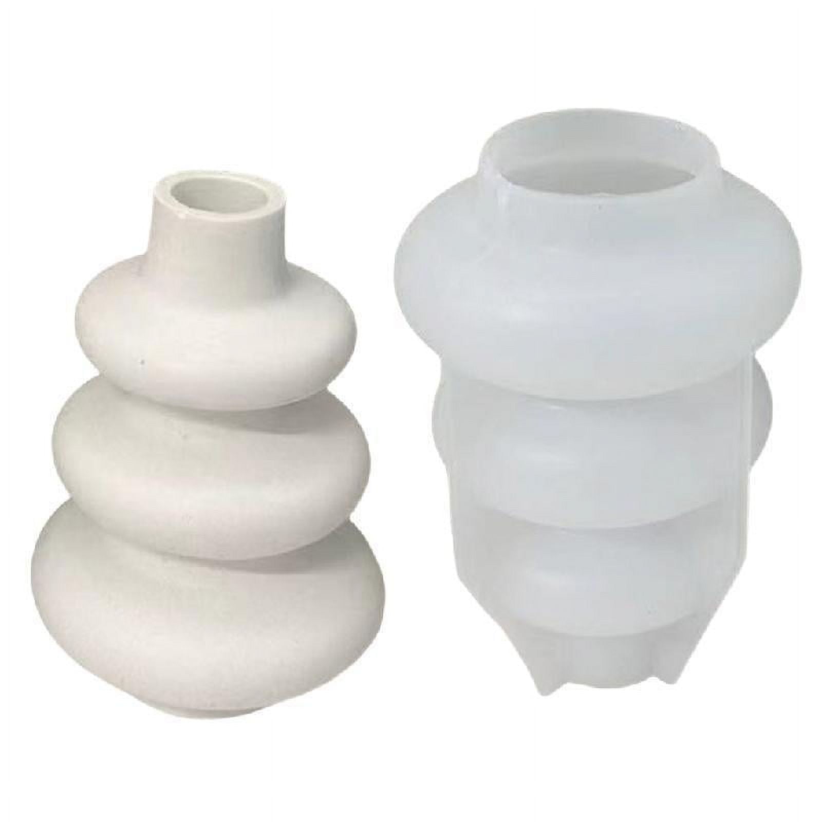 Silicone Vase Molding Tool Elegant Circles Shaped Flower Arrangements ...