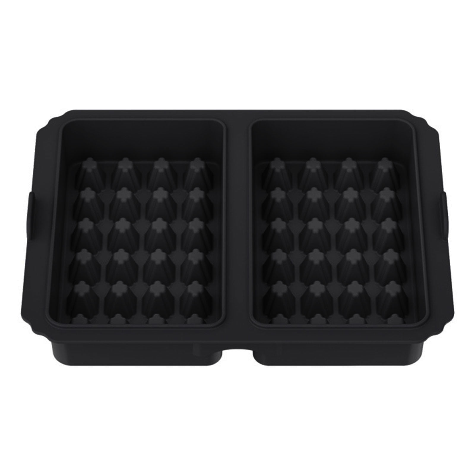Silicone Waffles Molds Nonstick Baking Pan with Small Handle Silicone ...