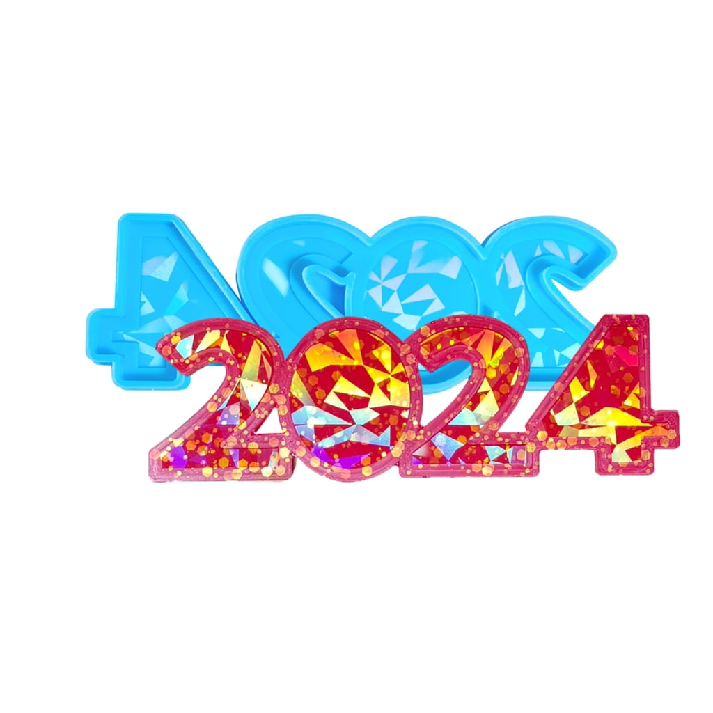 Silicone Wall Sticker Molds 2024 Number Shape Craft Moulds Resin ...
