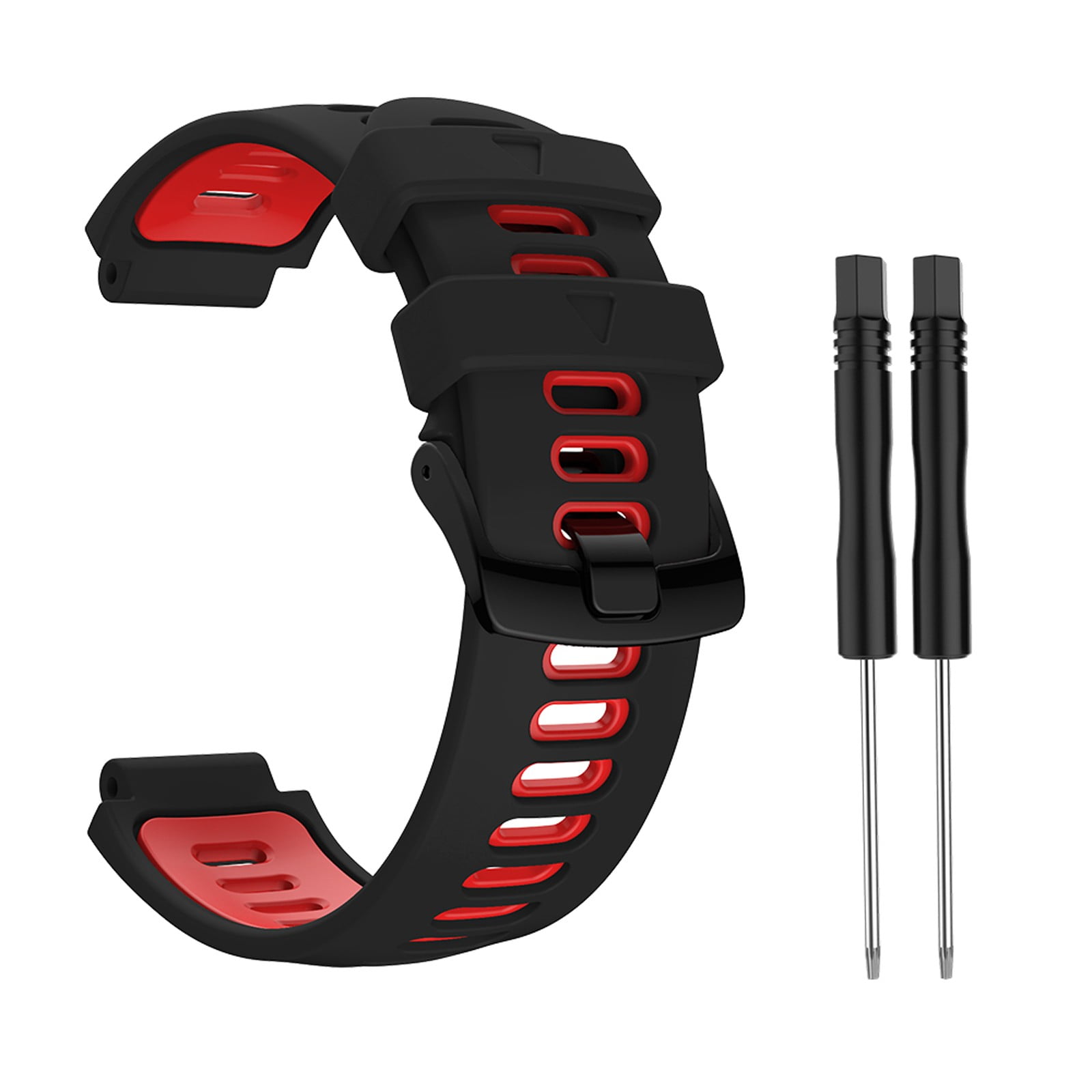 Silicone Watch Band Compatible With Gar Min Forerunner 735XT 235Lite 230 220 Includes Two Tool ...