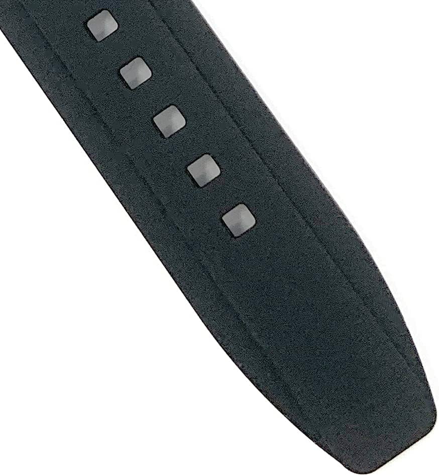 Silicone Watch Bands - Curved End - Soft Rubber Replacement Watch ...
