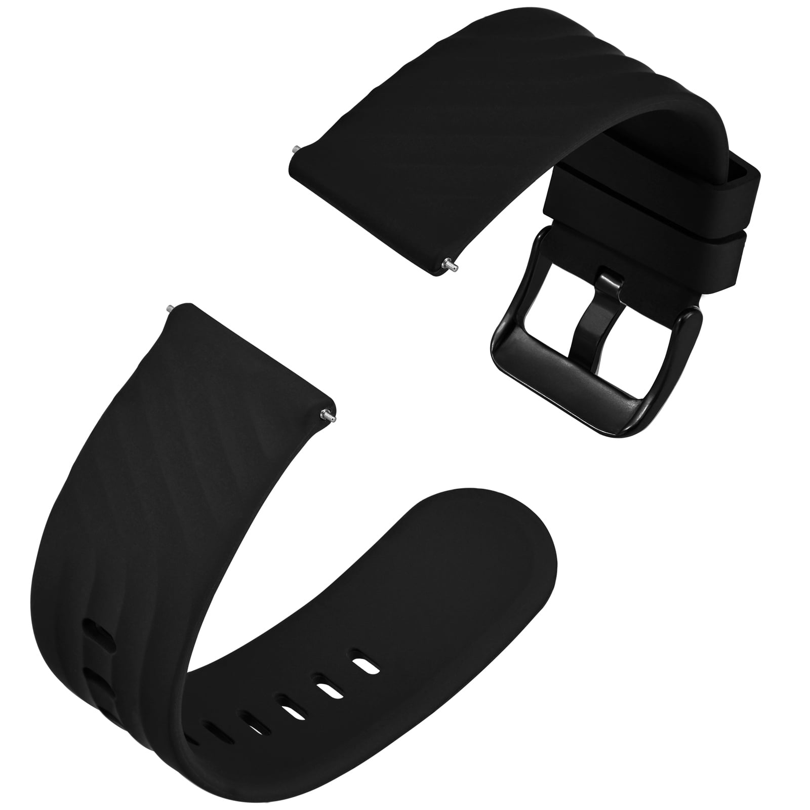 Silicone Watch Straps 20mm Quick Release Rubber Replacement Bands for ...