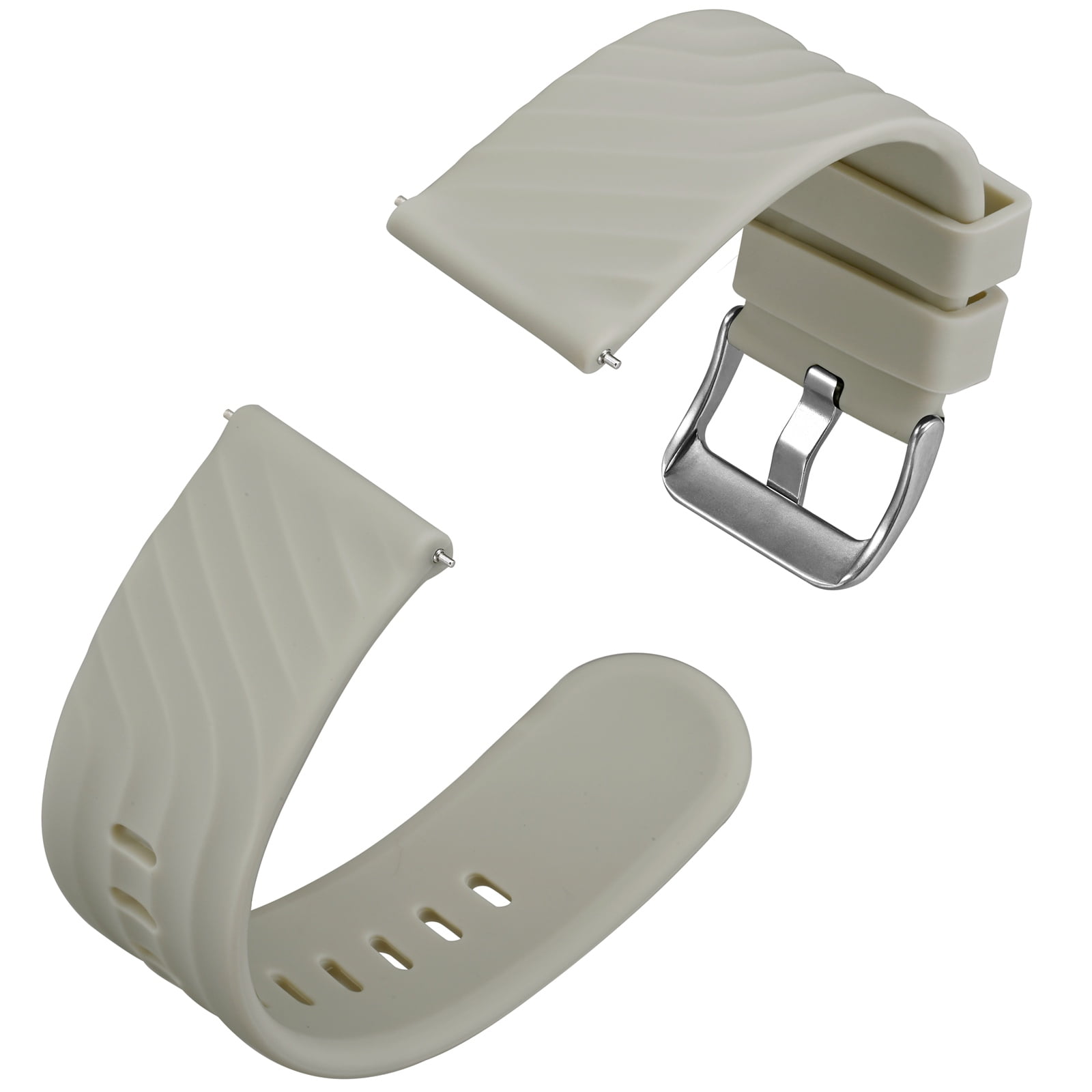 Silicone Watch Straps 22mm Quick Release Rubber Replacement Bands for ...