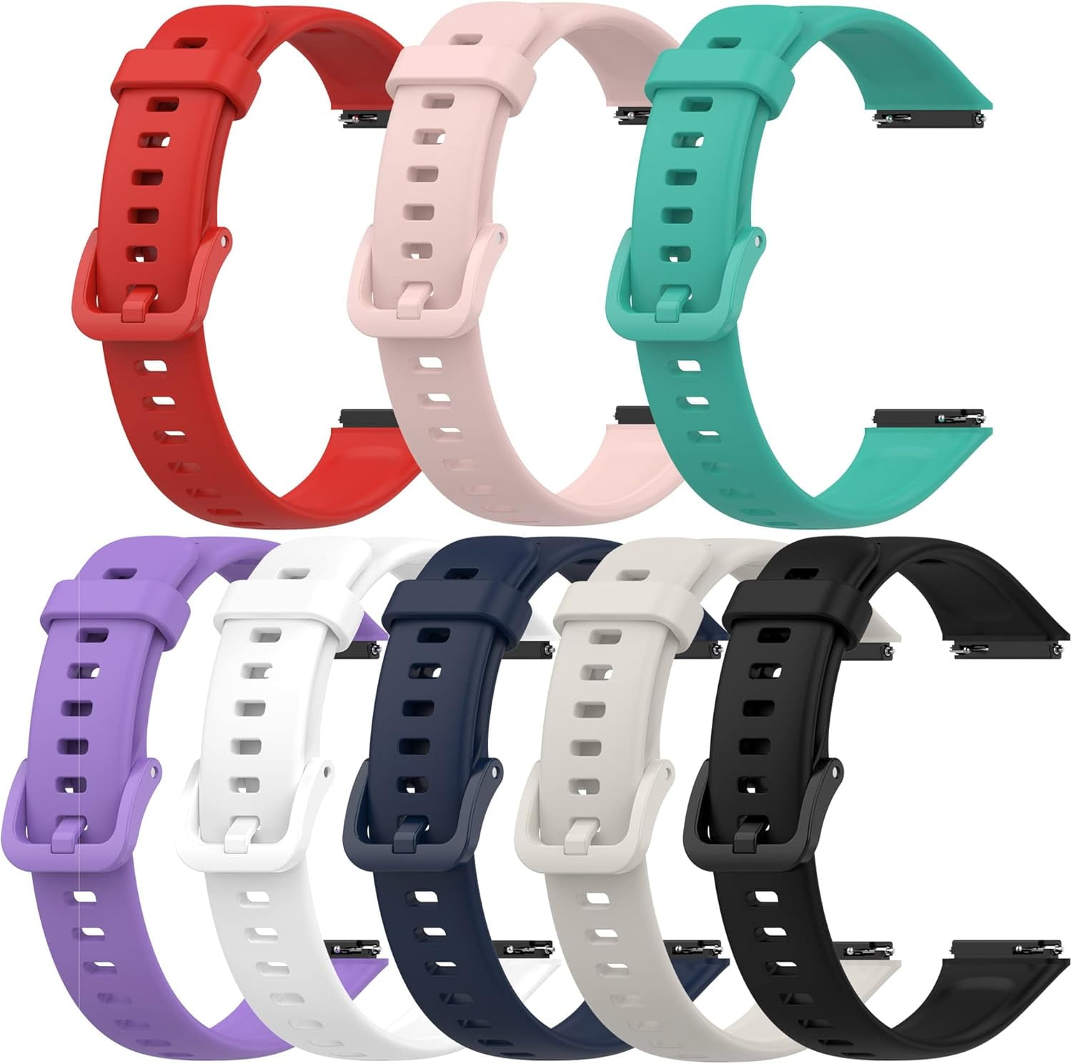 Silicone Watch Straps Compatible with FITVII Slim Fitness Tracker ...