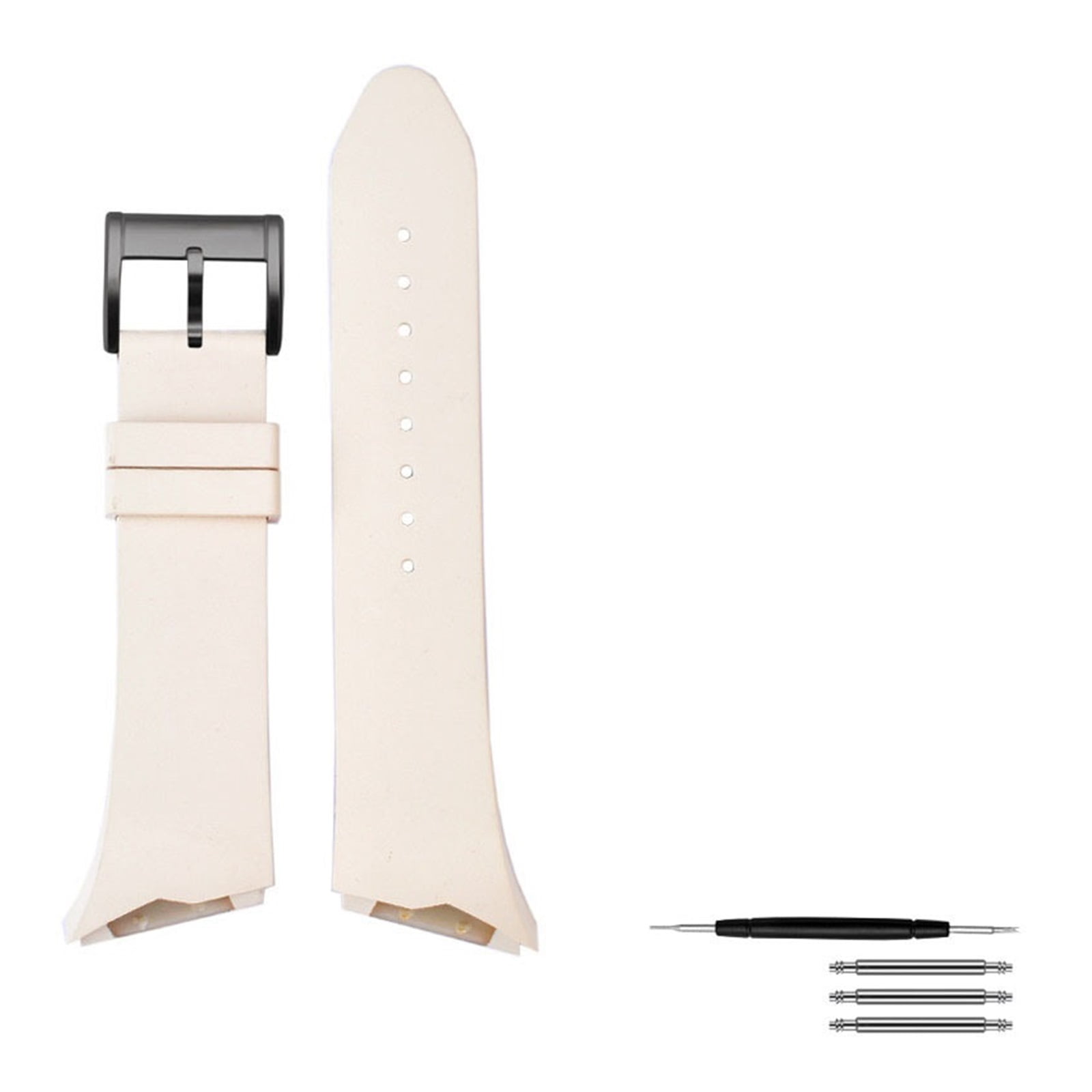 Silicone Waterproof Strap 25mm Fit For Hamilton H24655331 H24615331 ...