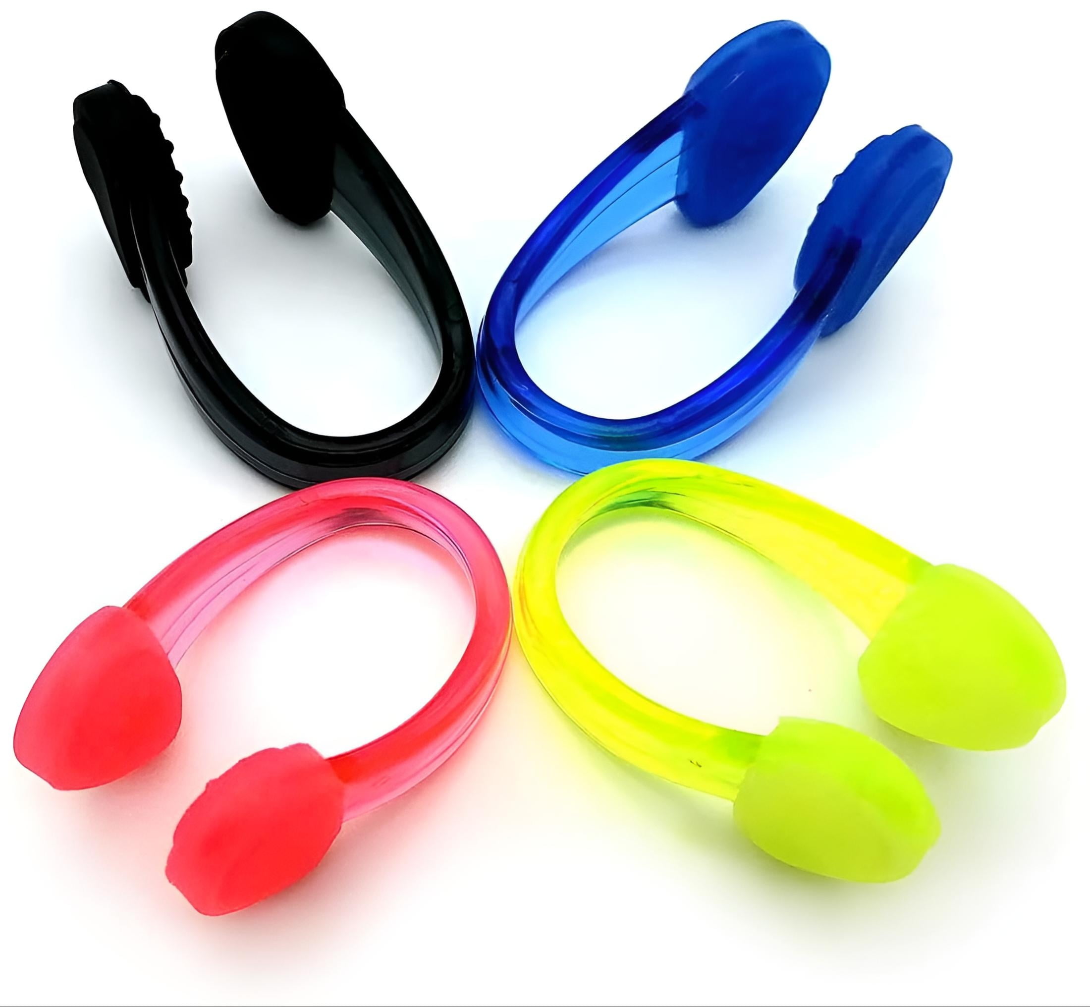 Smileol Silicone Waterproof Swimming Nose Plugs, Adults, Fluorescent ...