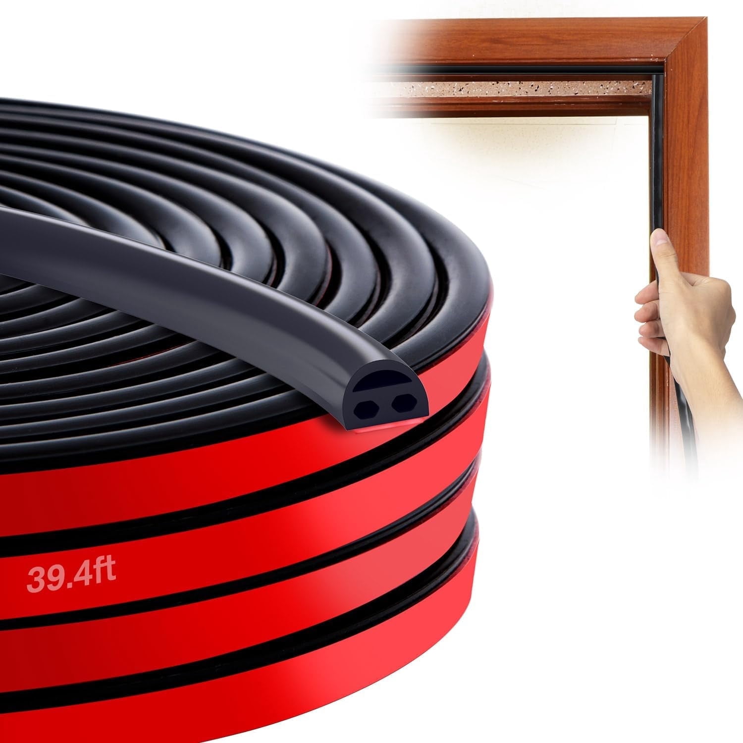 Silicone Weather Stripping Door Seal - 39 feet Weather Stripping ...