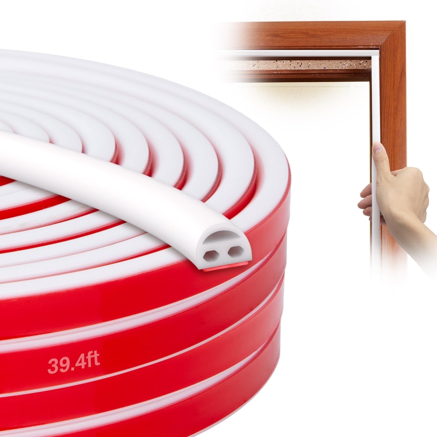 Silicone Weather Stripping Door Seal - 39 feet Weather Stripping ...