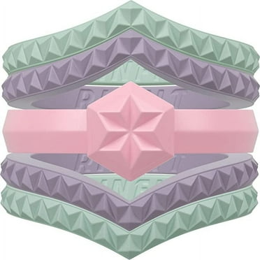 Rinfit Silicone Wedding Rings for Women - 4Love Collection - 5 Rings ...