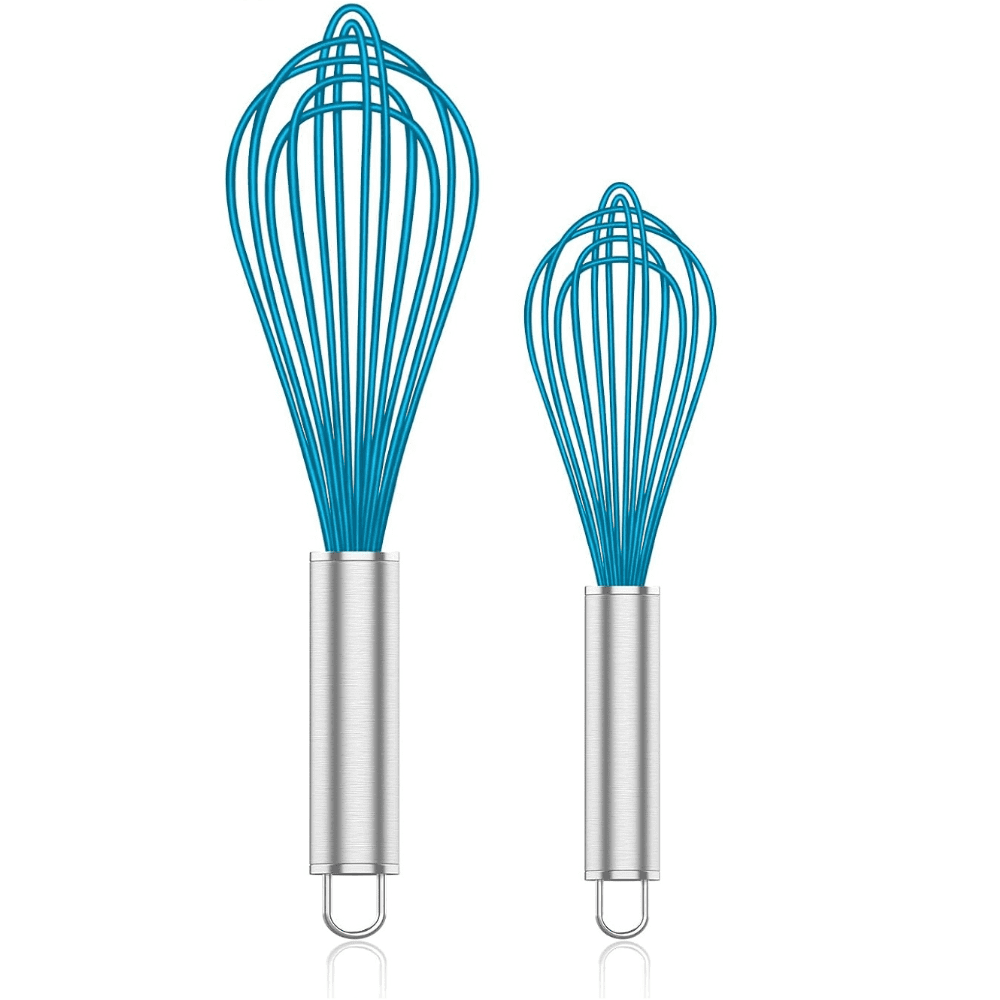 Silicone Whisk,1/2/3 pack Professional whisks for cooking non scratch ...