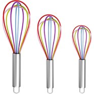 Thyme & Table 3-Piece Silicone Whisk Set, Multi Size - Walmart.com