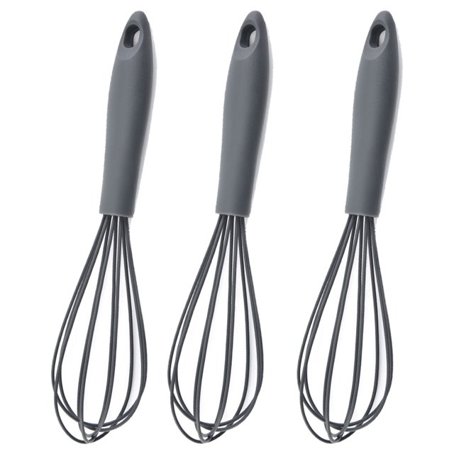 Silicone Whisk -Heat Resistant Kitchen Whisks for Non-stick Cookware ...