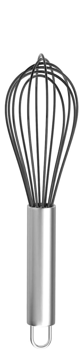 Silicone Whisk, Stainless Steel Wire Whisk Set - 1/2/3 Pcs Rubber ...