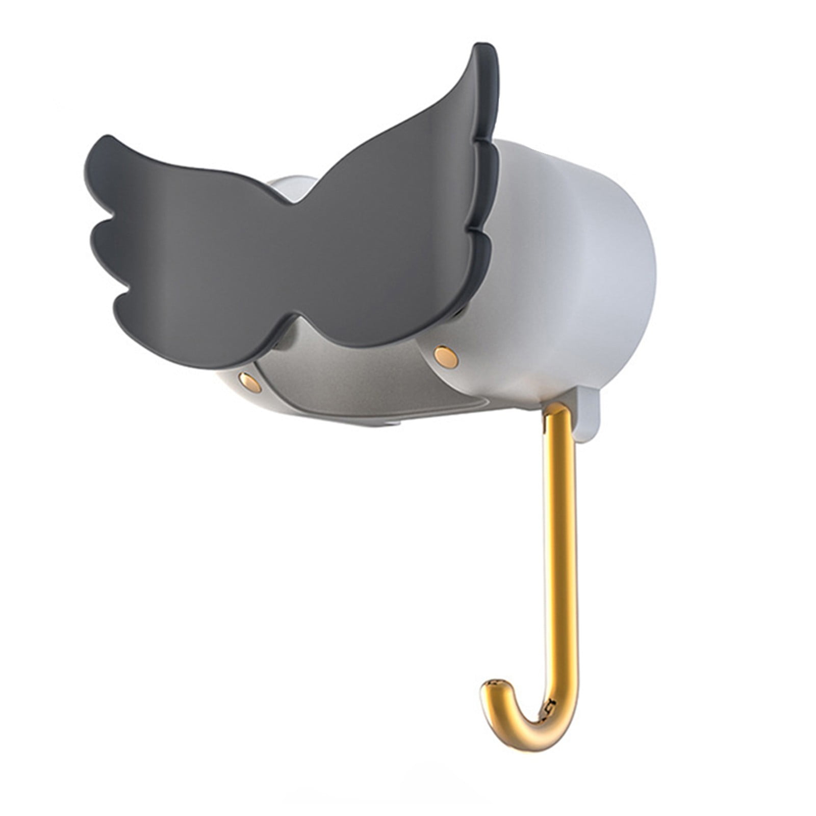 Silicone Wing Mop Gripper Broom Rack Wall-Mounted Self-Adhesive Kitchen ...