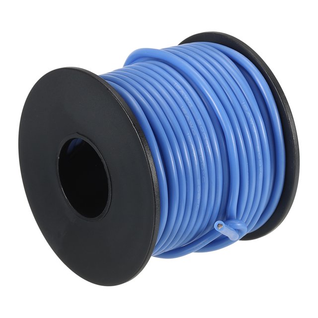 Silicone Wire 16 AWG Blue Spool 15m Electrical Tinned Copper Wire for ...
