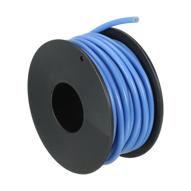 Silicone Wire 16 AWG Blue Spool 7.5m Electrical Tinned Copper Wire for ...